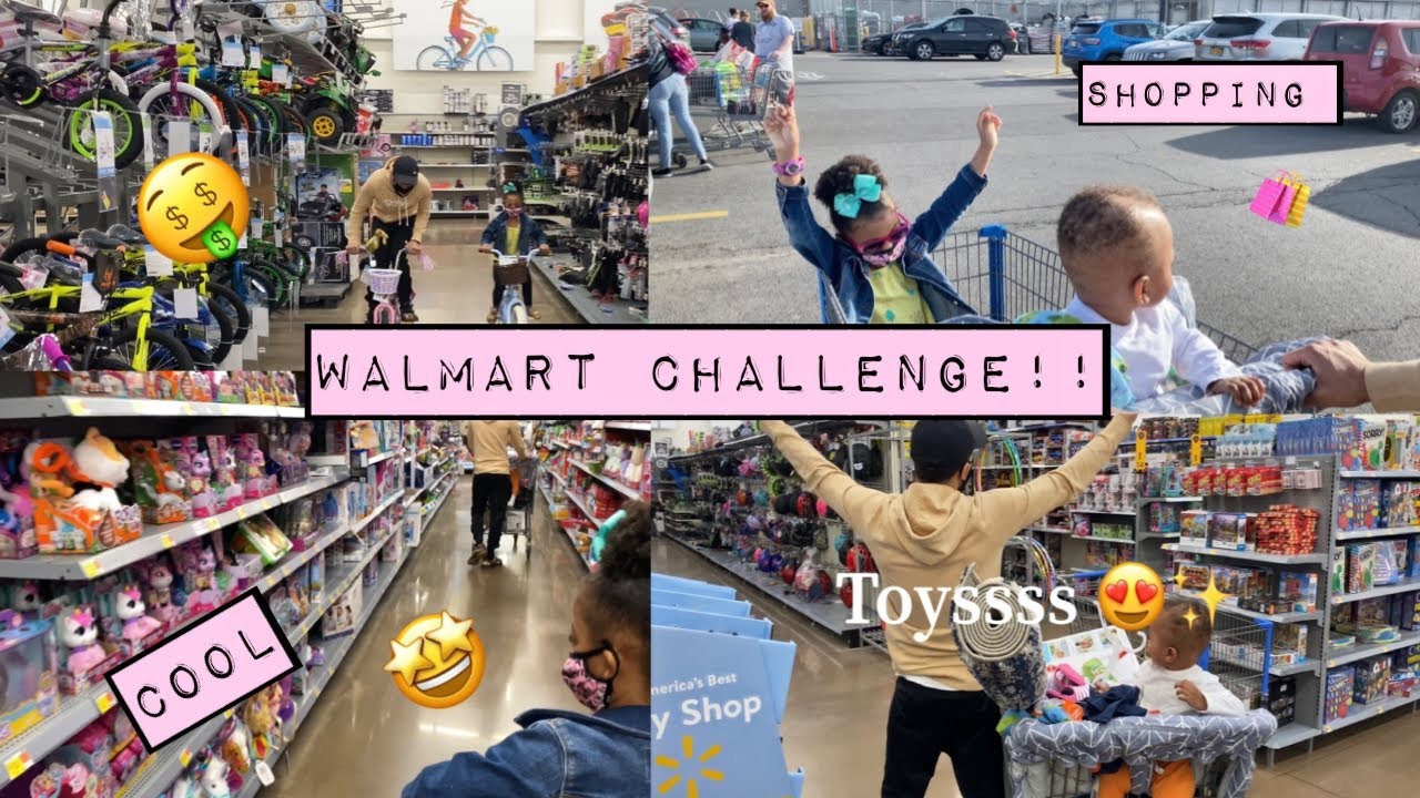 Walmart Challenge 🛍🤑 - YouTube