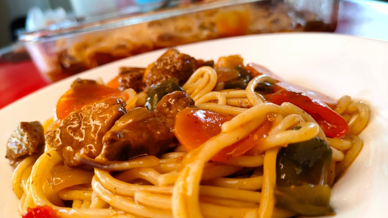 Cómo preparar TALLARÍN SALTADO😍 / Pasta con carne / Mil delícias - YouTube