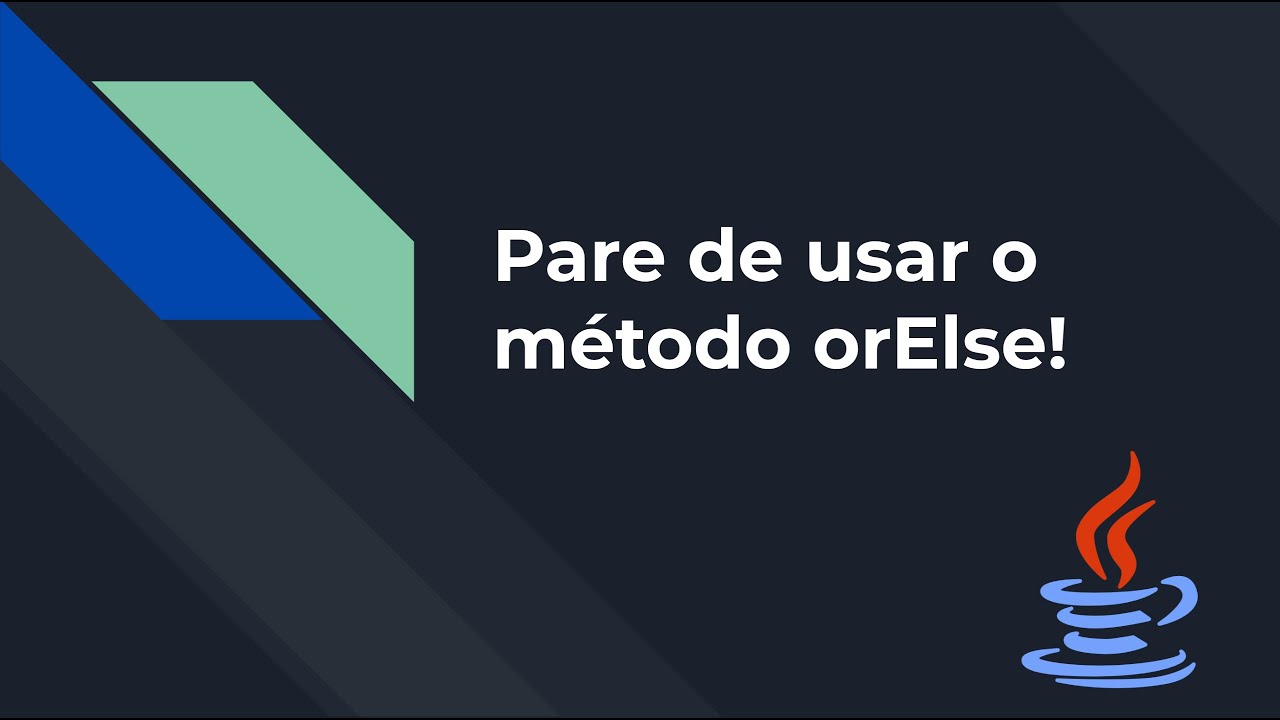Diferen a Entre Os M todos OrElse E OrElseGet Do Optional Em Java YouTube Diferen a Entre Os M todos OrElse E OrElseGet Do Optional Em Java YouTube