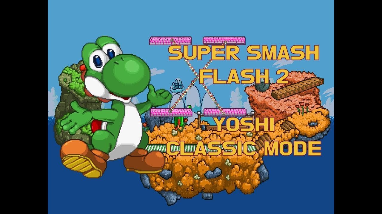 Super Smash Flash 2: Yoshi Classic Mode - YouTube