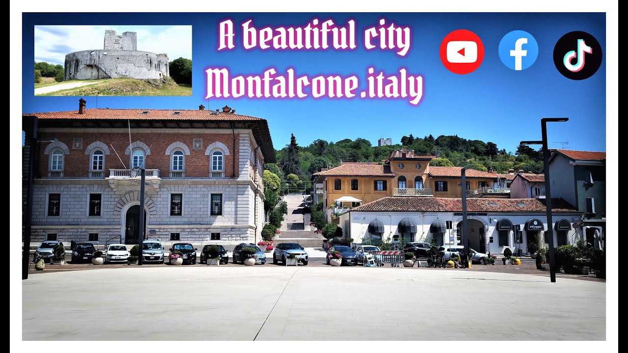 A beautiful city monfalcone. italy - YouTube