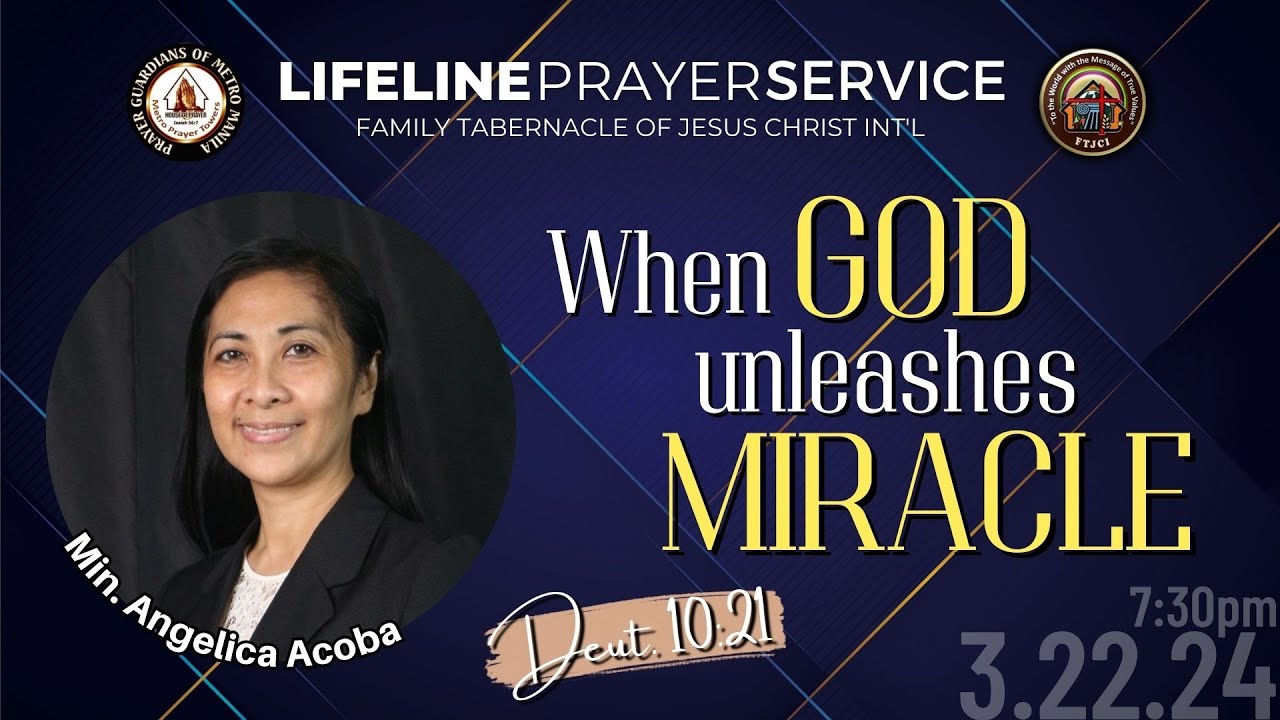 Lifeline Prayer Service | March 22, 2024 - YouTube