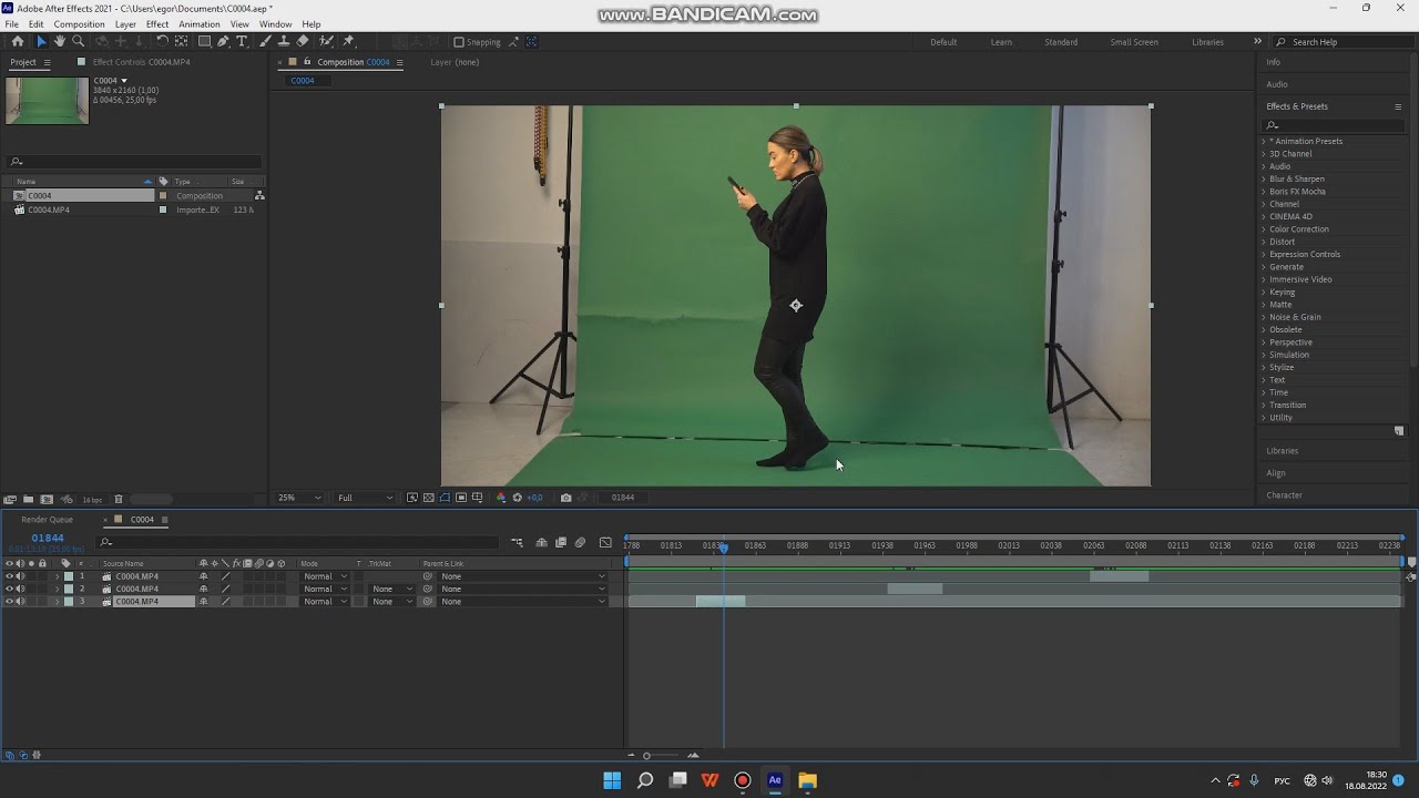 Убираем зелёный фон из видео с людьми и готовим его для вставки в ...