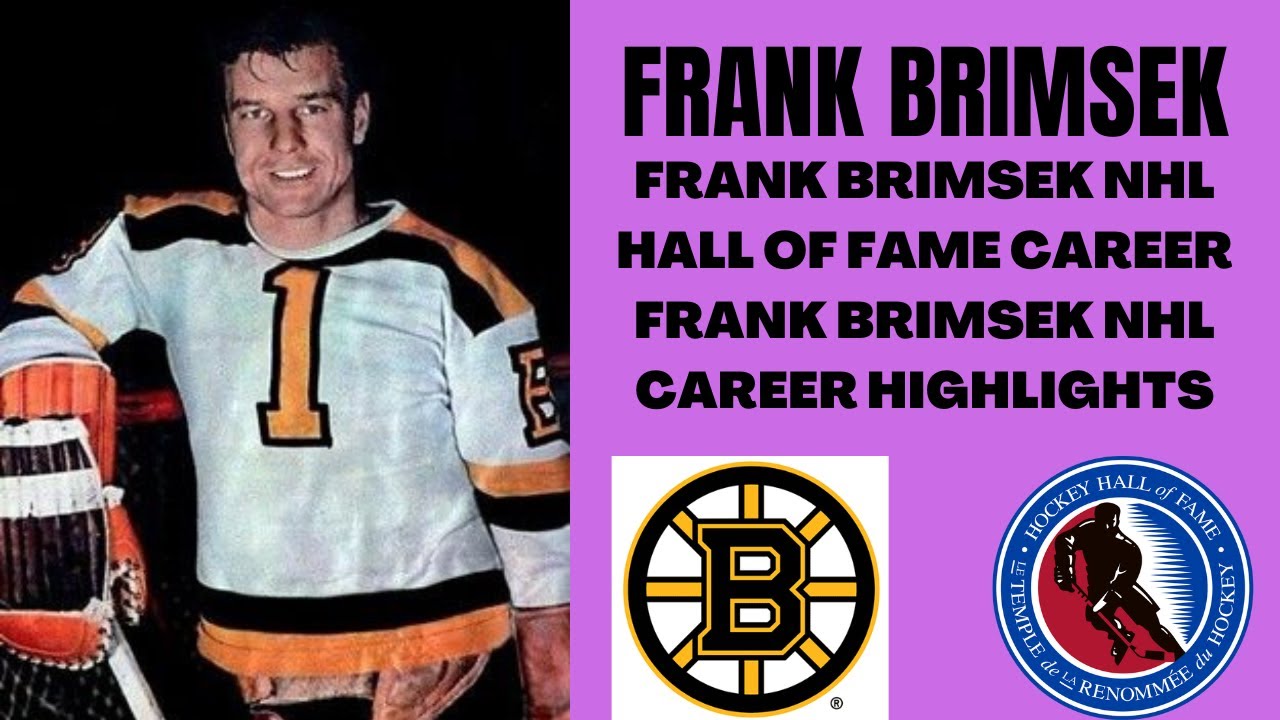 FRANK BRIMSEK NHL HALL OF FAME CAREER FRANK BRIMSEK NHL CAREER ...