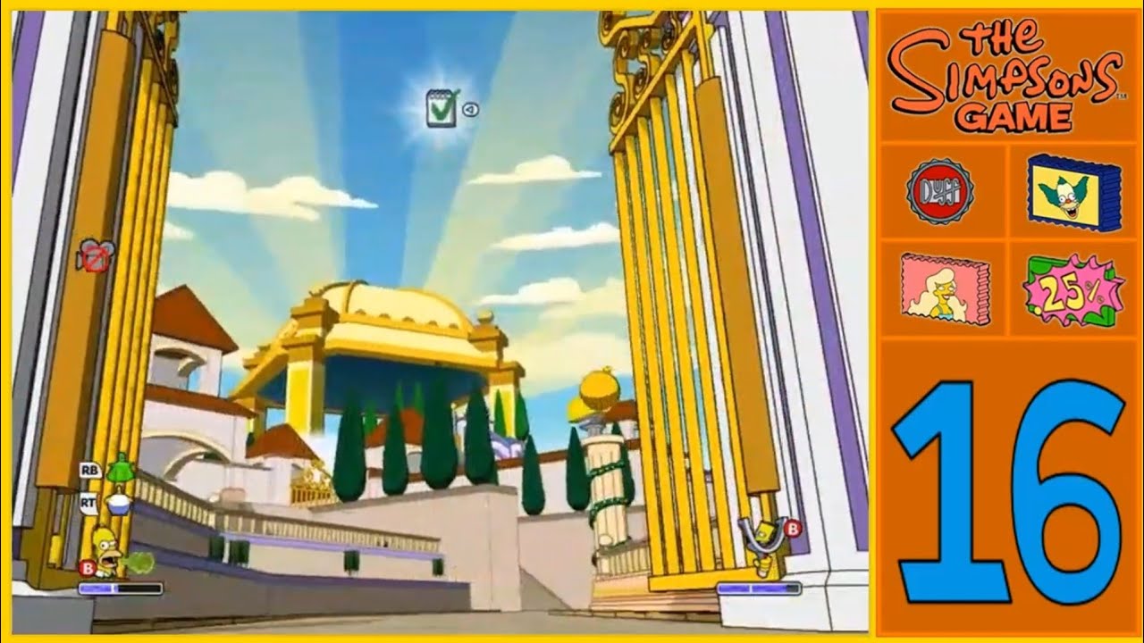 Cooperativo The Simpsons Game - Game Over Parte 16 Final - YouTube