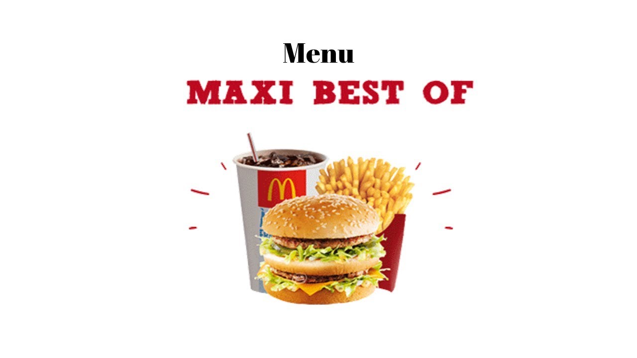 Menu Maxi Best Of - YouTube