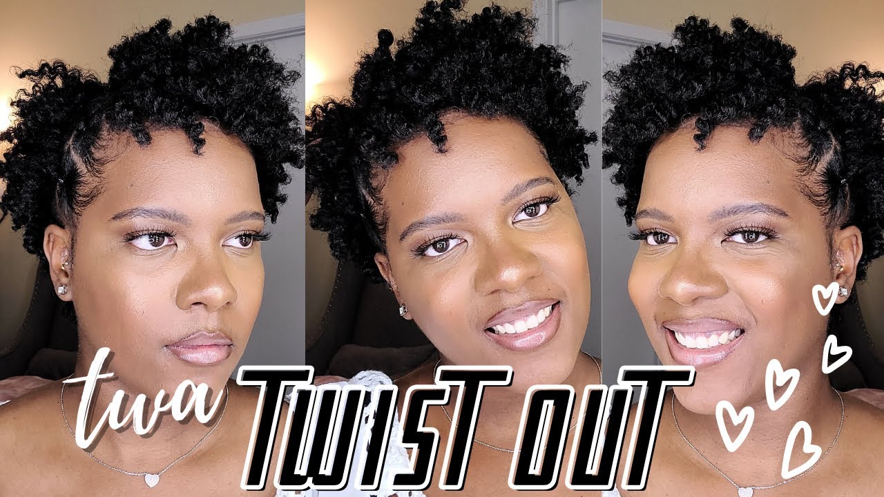 TWA | Twist Out & Design | EXTRA Defined Curls | Short Natural Curly ...