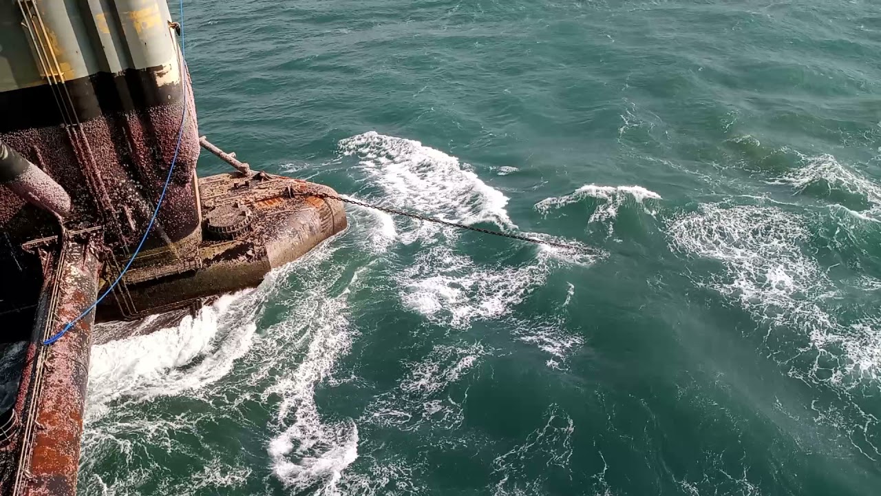 riding oil rig to scrap yard in turkey! - YouTube