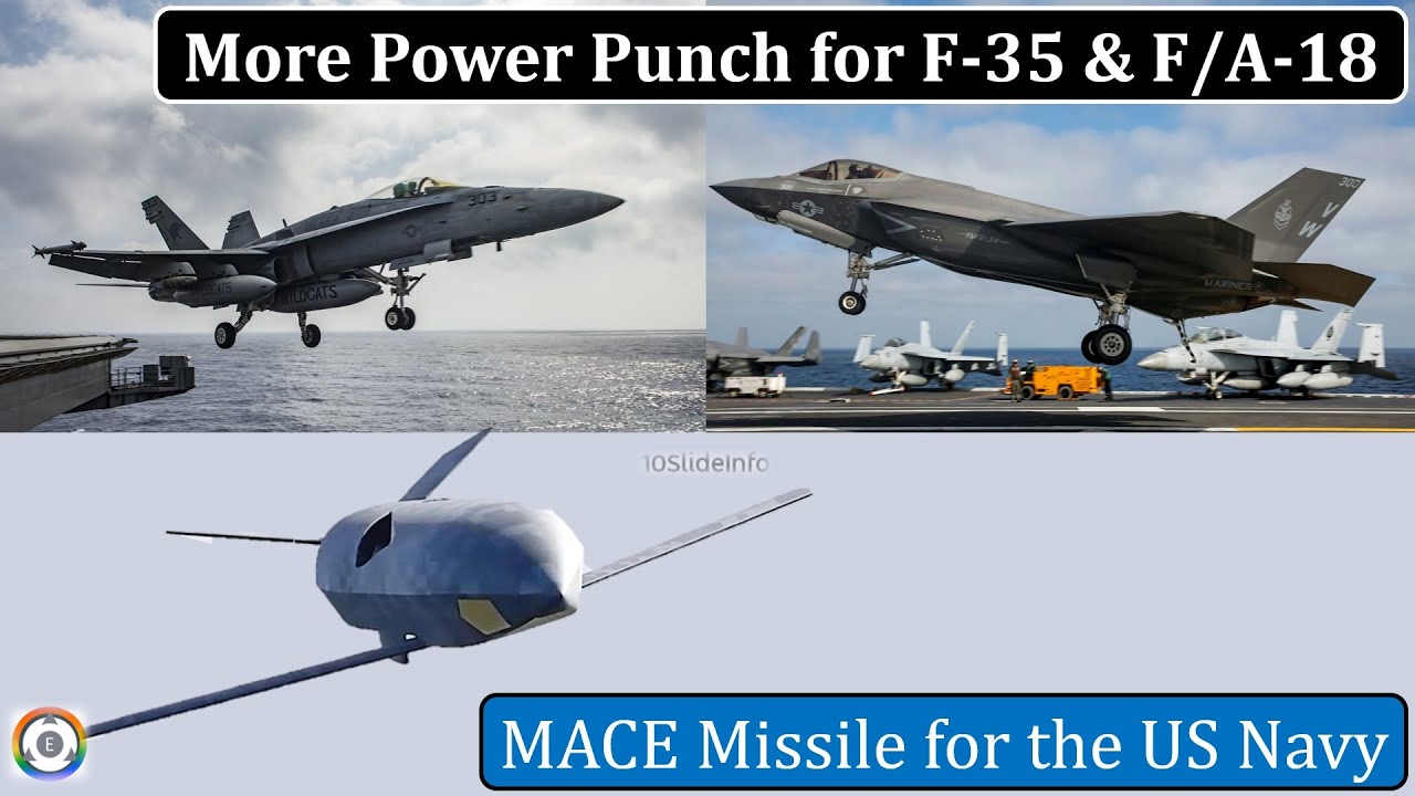 MACE Missile for the US Navy | More Power Punch for F-35 & F/A-18 - YouTube