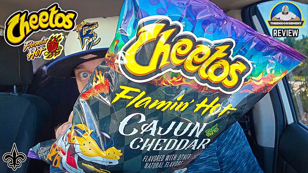 Cheetos® Flamin' Hot™ Cajun Cheddar Review! 🌶️⚜️🧀 | BEST Flavor Ever ...