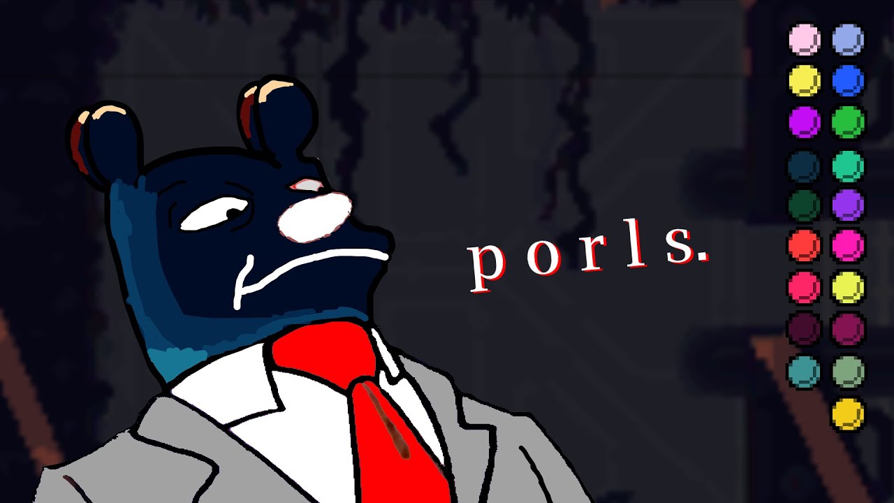 rain world enot, but i try to collect every coloured pearl into a ...