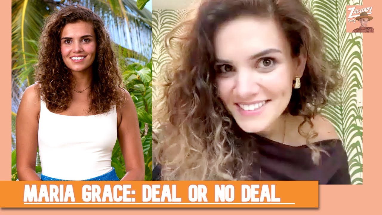 Deal or no Deal Island: Maria Grace chats Dr. Will Blindside and Storm Break Up - YouTube