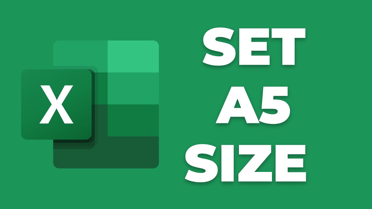 How To Set A5 Size In Excel In 2021 YouTube how-to-set-a5-size-in-excel-in-2021-youtube