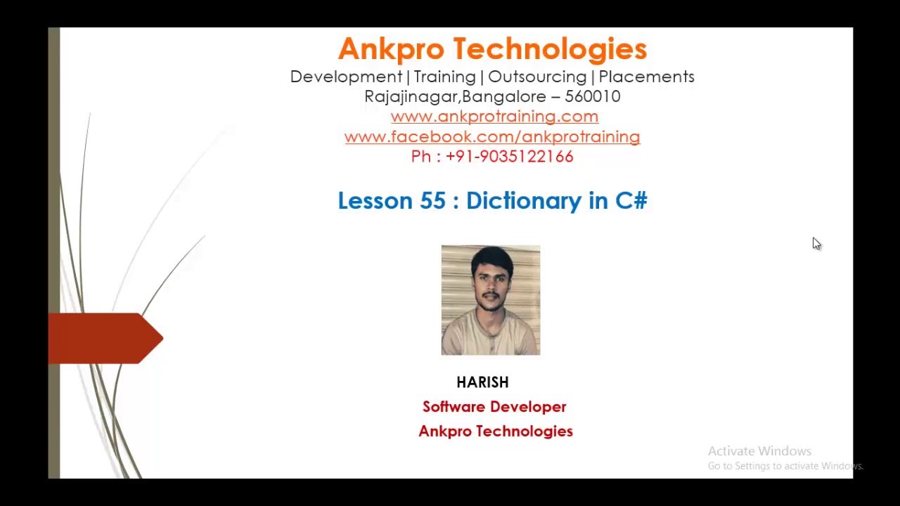 C# Beginner to advanced - Lesson 55 - Generic Collections Dictionary ...