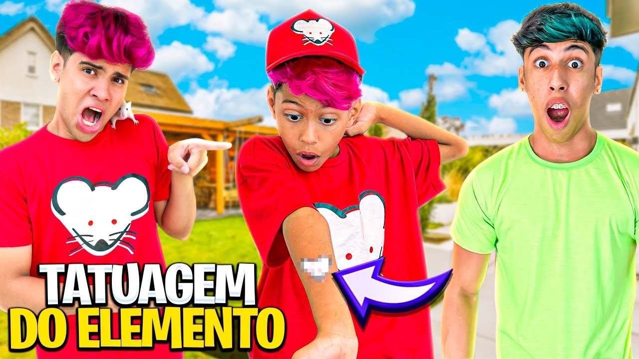 FIZ A TATUAGEM DO ELEMENTO DO ROBSON ABREU - YouTube