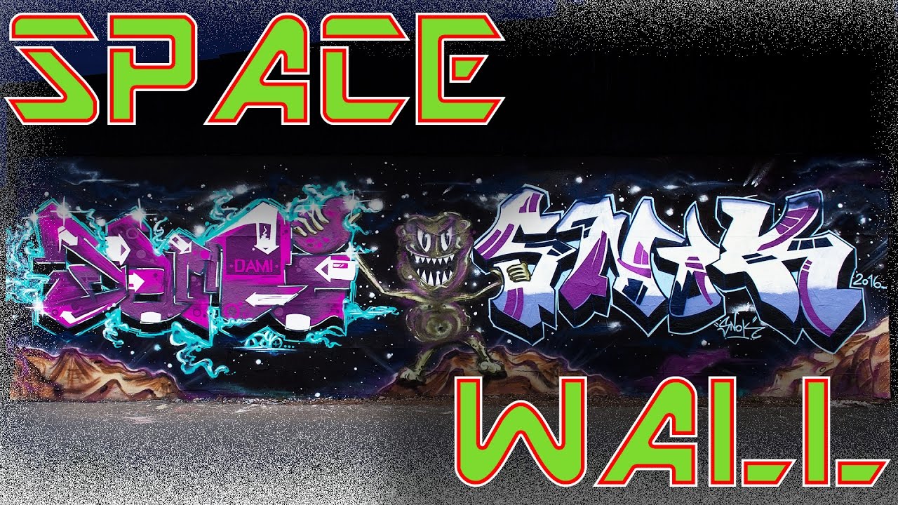 SPACE WALL | GRAFFITI CONCEPT | DER SNOK - YouTube
