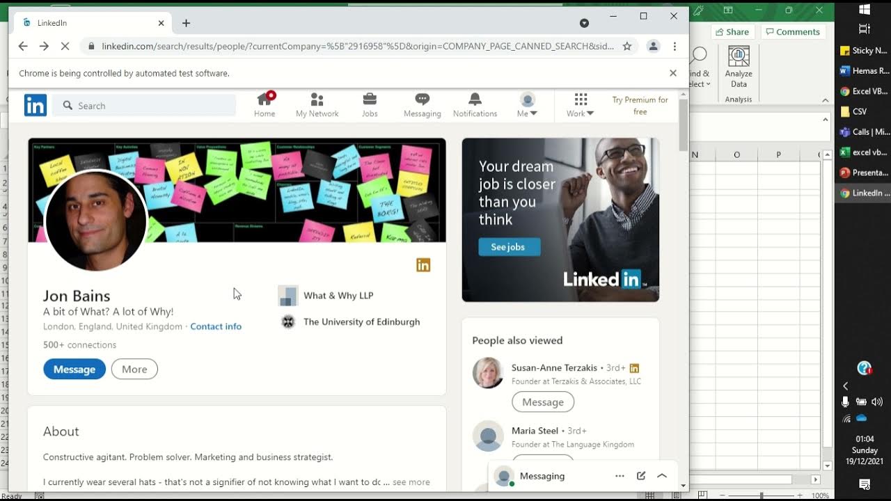 LinkedIn Data Scraping - YouTube