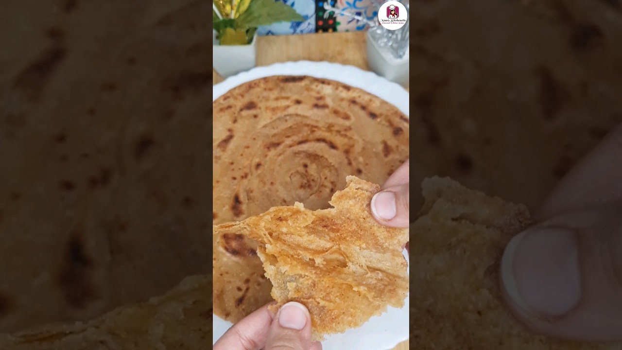 Red Chilli Paratha | Lachha Paratha #shorts #youtubeshorts #shortsfeed ...