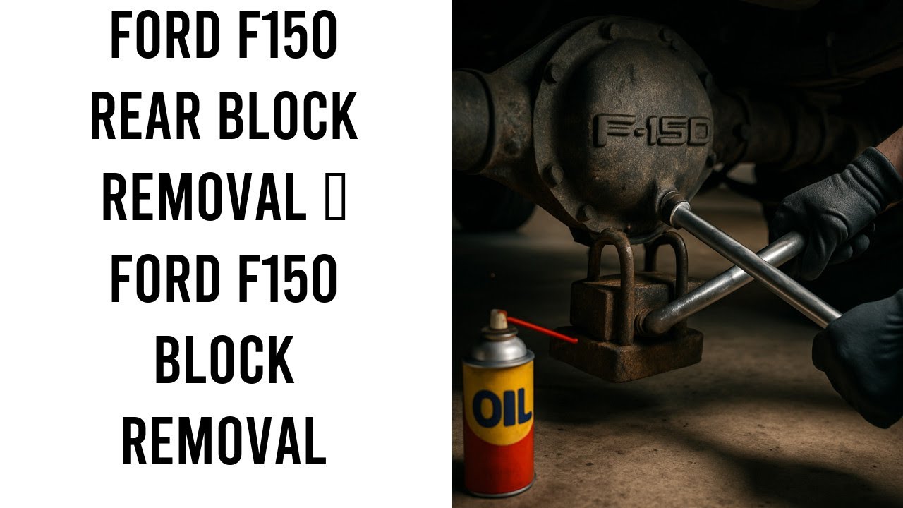 Ford F150 Rear Block Removal - YouTube