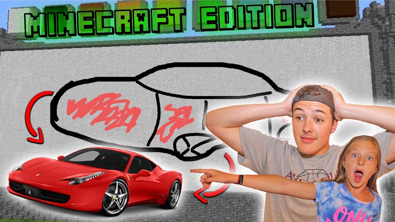 You Draw It, I Buy It Challenge with BECKBROJACK // MINECRAFT EDITION ...