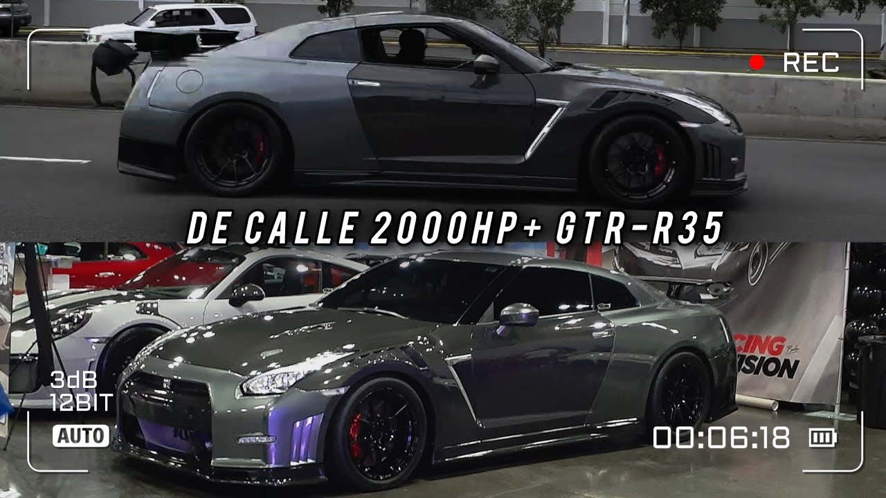 De Calle 2000HP+ GTR-R35 en Puerto Rico - PR Racing Expo 2024 - YouTube