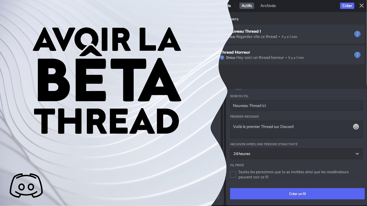 COMMENT AVOIR LA BETA DES THREADS SUR DISCORD ?! - YouTube