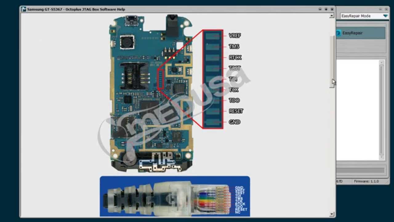 Samsung GT-S5367 Repair with Octoplus JTAG - YouTube