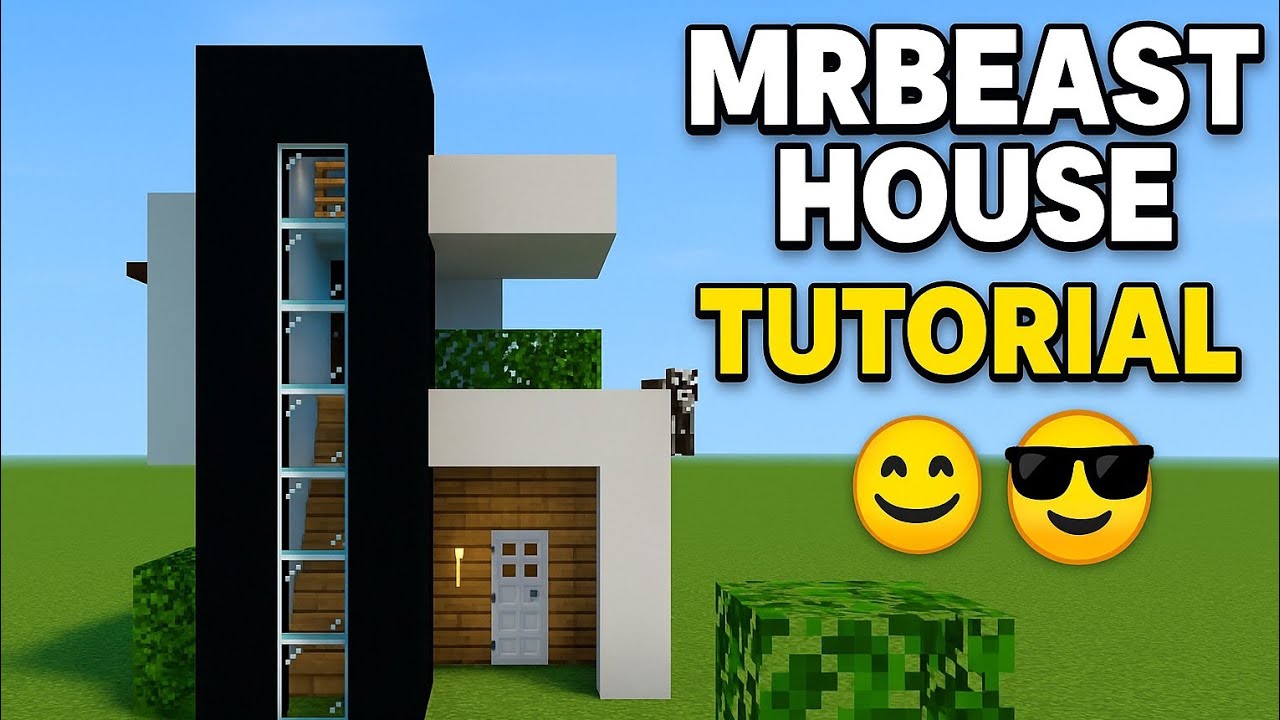 I Built MrBeast's Secret Modern House in Minecraft! (Easy Tutorial) # ...