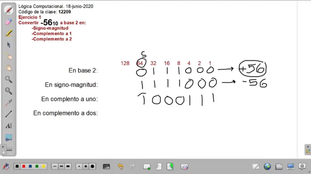 Repaso sobre representación de binarios negativos, punto flotante y ...