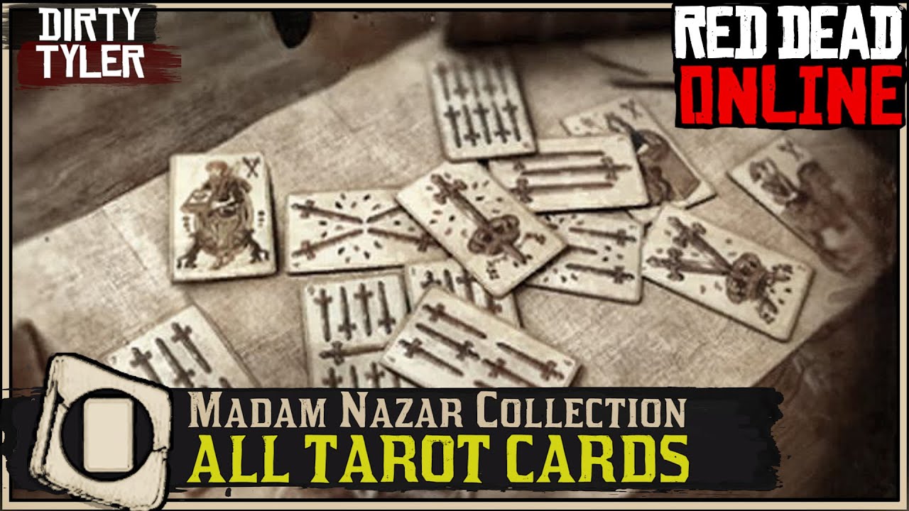 All Tarot Card Locations CYCLE 4 For Madam Nazar Collection Red Dead ...