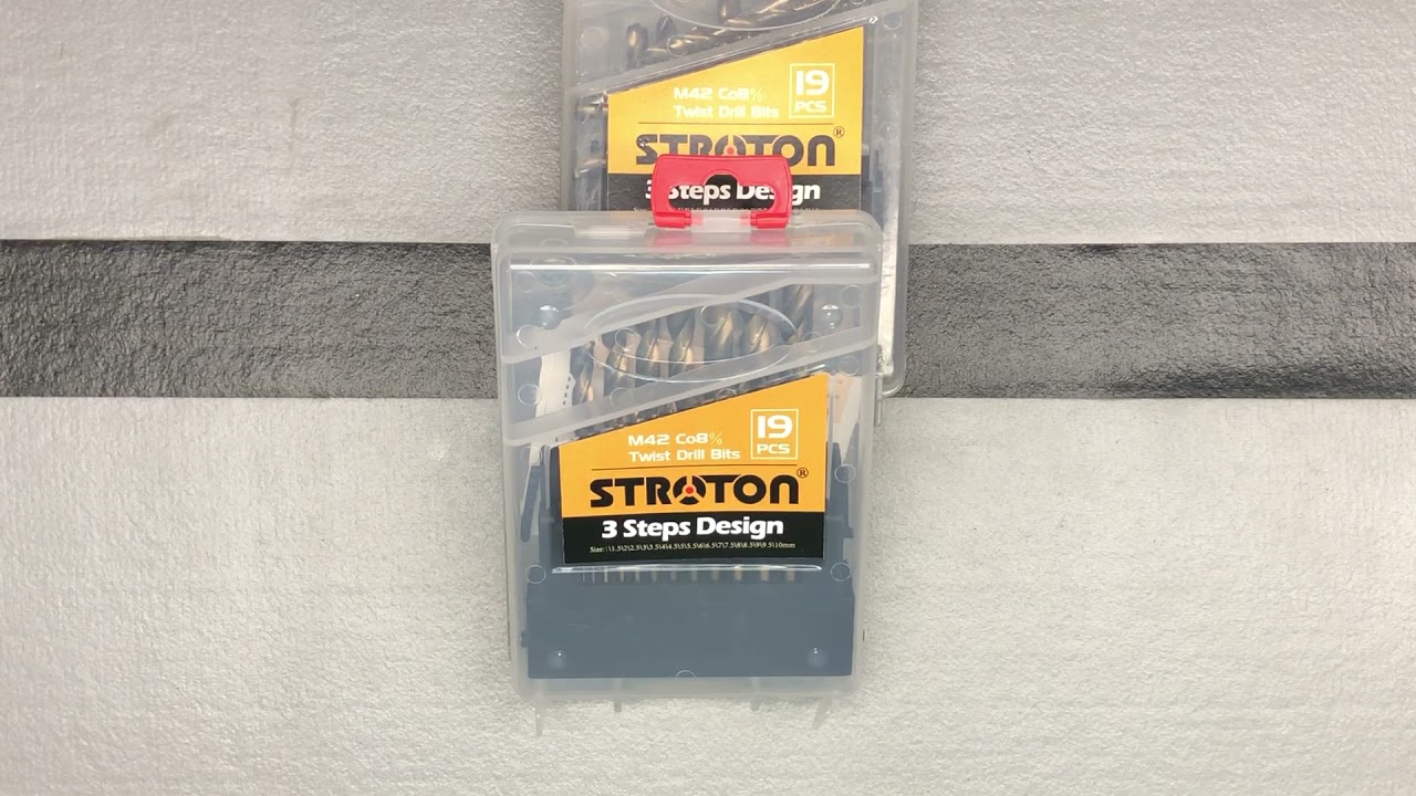 Unboxing & Review: Stroton Metric M42 8% Cobalt Twist Drill Bits Set ...