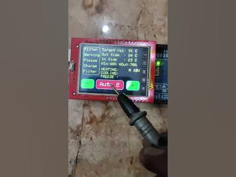 Arduino Mega TFT LCD Shield Menu Temperature Control and Monitoring System | RTC 3231 | # ...