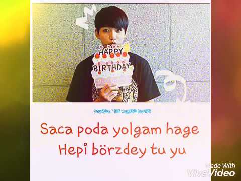KORECE DOĞUM GÜNÜ ŞARKISI \\  KOLAY OKUNUŞ ♥ BTS∞A.R.M.Y♥