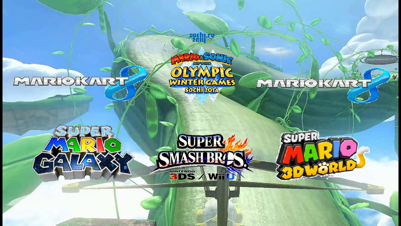 Mario kart 8 - Cloudtop Cruise Ultimate Mashup - YouTube