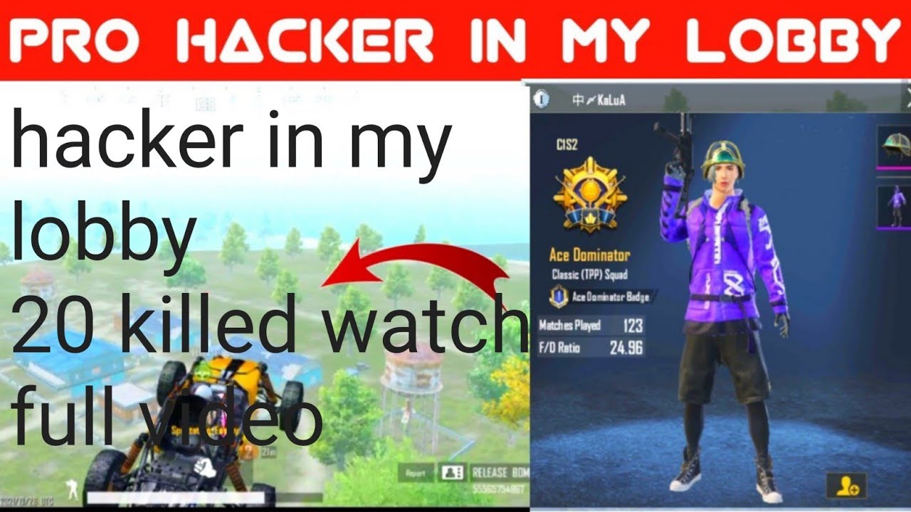 hacker in my lobby and killed 20 enemys hacker ne to waat lga di - YouTube