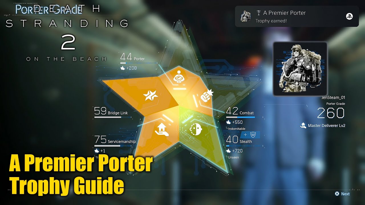 Death Stranding 2 • A Premier Porter Trophy Guide (Achieve a porter ...