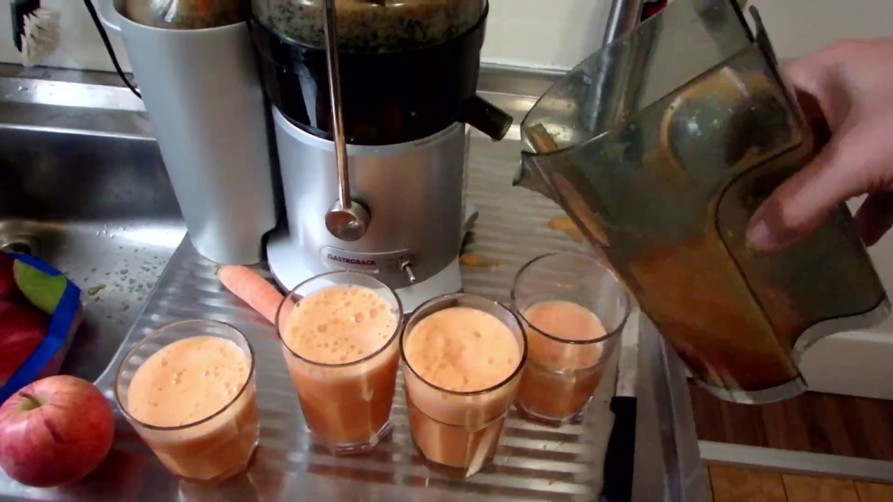 ACE Saft machen Apfel Ǒ Carotte ϕ und Engwer₰ für 4 Tassen Ữ - YouTube