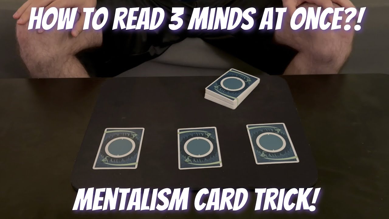 Triple Mind Read - Amazing Mentalism Card Trick Performance/Tutorial ...