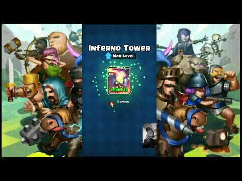 Max Inferno Tower! We Max Out 6/92 Cards! 5/8 Log Bait Deck! (Clash ...