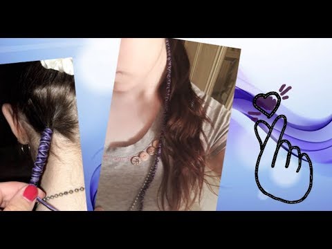 Come fare una treccina colorata col cotone per l'estate - YouTube