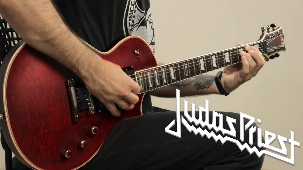 Judas Priest - Panic Attack GUITAR COVER + TABS - YouTube