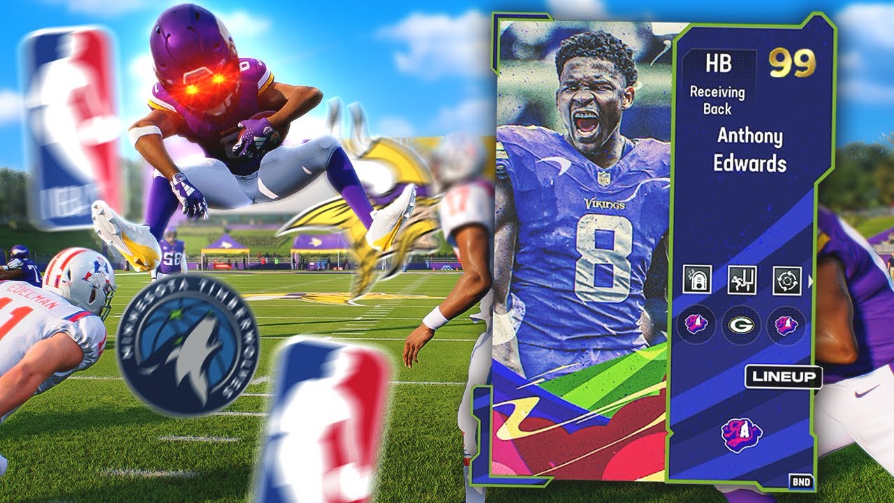 They put Anthony Edwards in Madden.. - YouTube