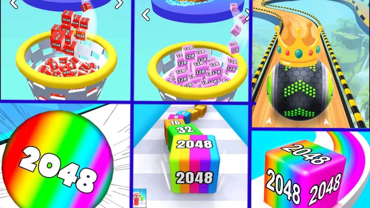 Going ball, jelly tube run 2048,pow ball2048, jelly run 2048, 2048 ...