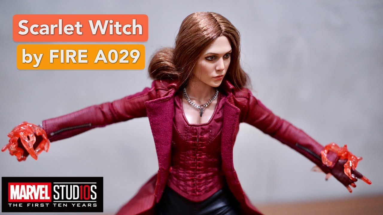 Wanda Maximoff Scarlet Witch 1:6 scale figure by FIRE A029 WandaVision ...