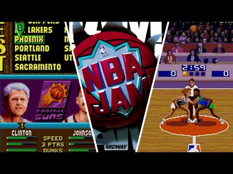 NBA Jam Special Characters (Sega Mega Drive / Genesis) - YouTube