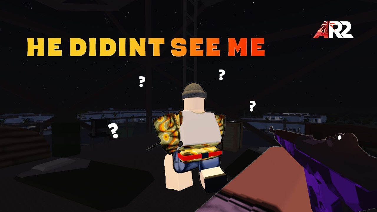 HE DIDN'T SEE ME - Apocalypse Rising 2(Roblox) - YouTube