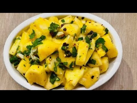 আনারস মাখা | Pineapple Chutney | street food | Anarosh Makha | spicy ...