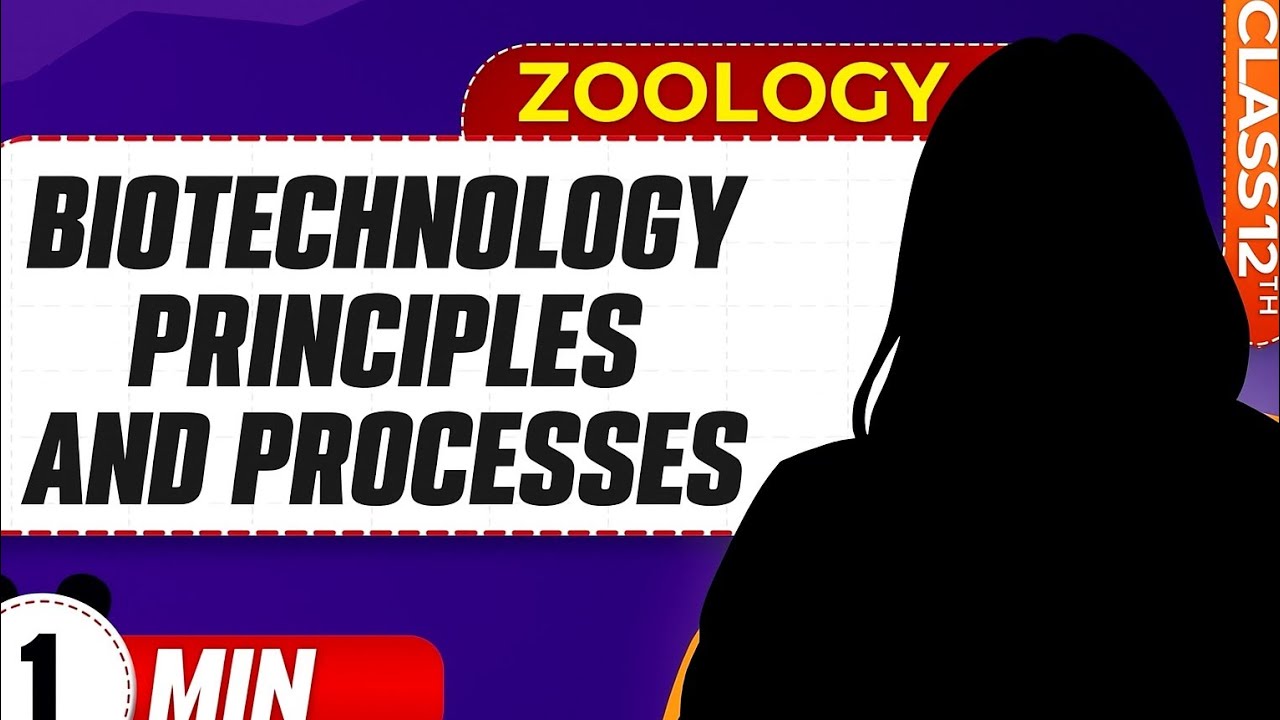 Biotechnology in 1 Minute 🔥 | NEET 2026 Quick Revision | Full Chapter ...