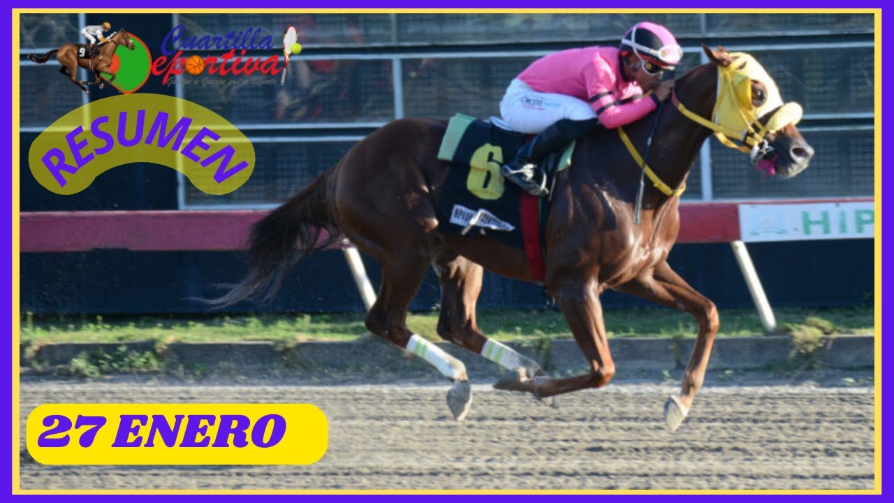 RESUMEN 📽 martes 27 ENERO 2026, carreras caballos🏇 en el V Centenario💰 ...