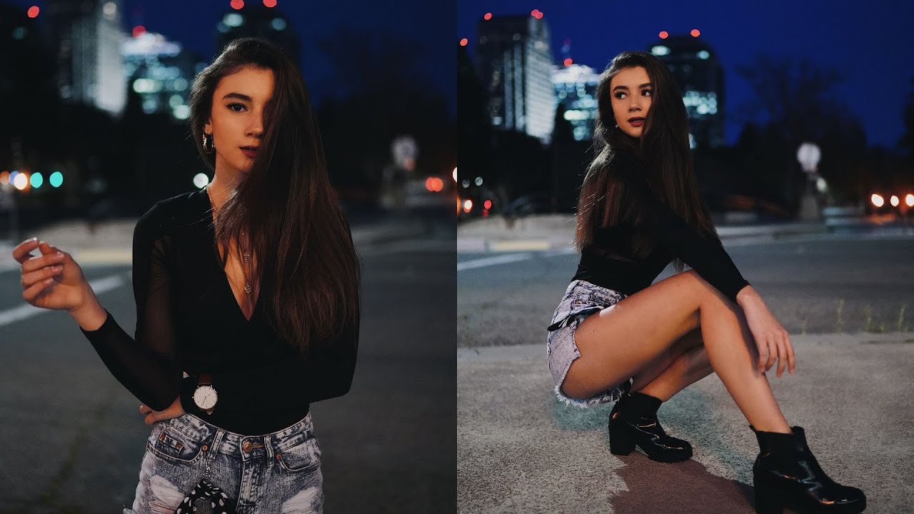 Night Portraits VSCO Edits | Sony A7iii Zeiss 35mm F1.4 | Model ...